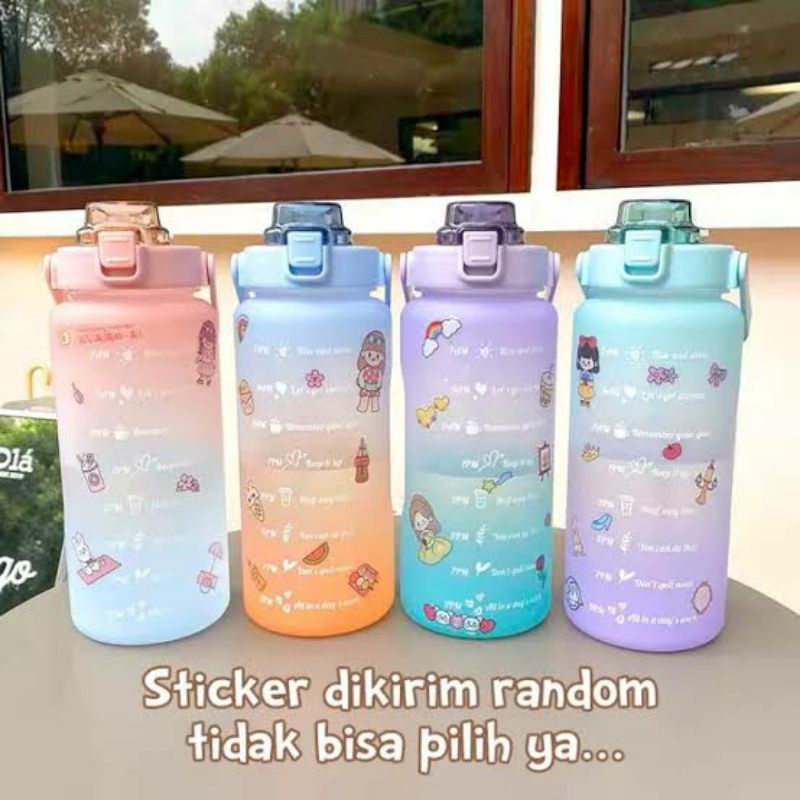 Jual BOTOL 2 LITER/BOTOL VIRAL 2 LITER/BOTOL MINUM 2 LITER | Shopee ...