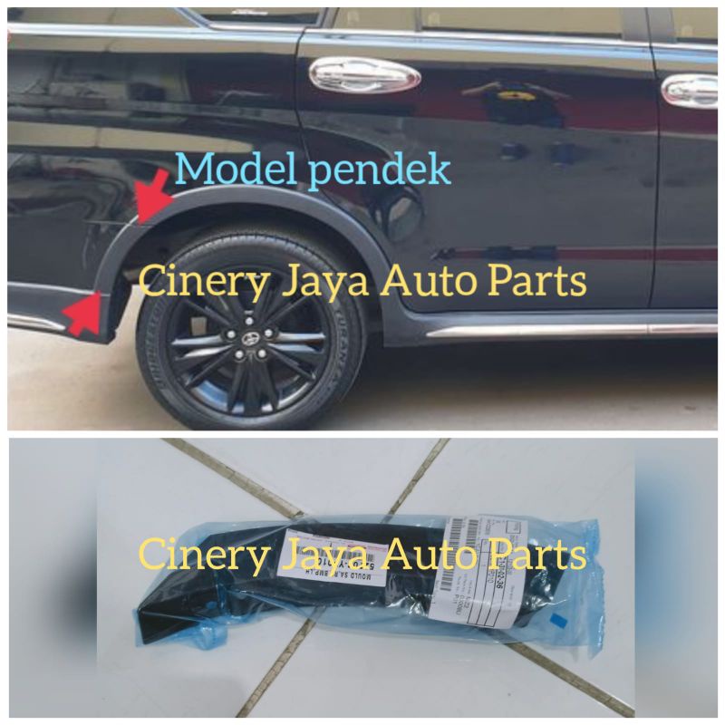 Jual Over Fender / BODYKIT / Innova Reborn VENTURER Belakang PENDEK ...