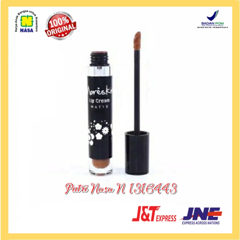 Jual Moreskin Lip Cream No 05 ( Merah Bata ) Lip Matte Original Nasa ...