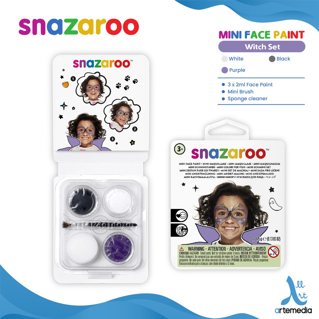 Jual Snazaroo Mini Kit Face Body Paint Color Set | Shopee Indonesia
