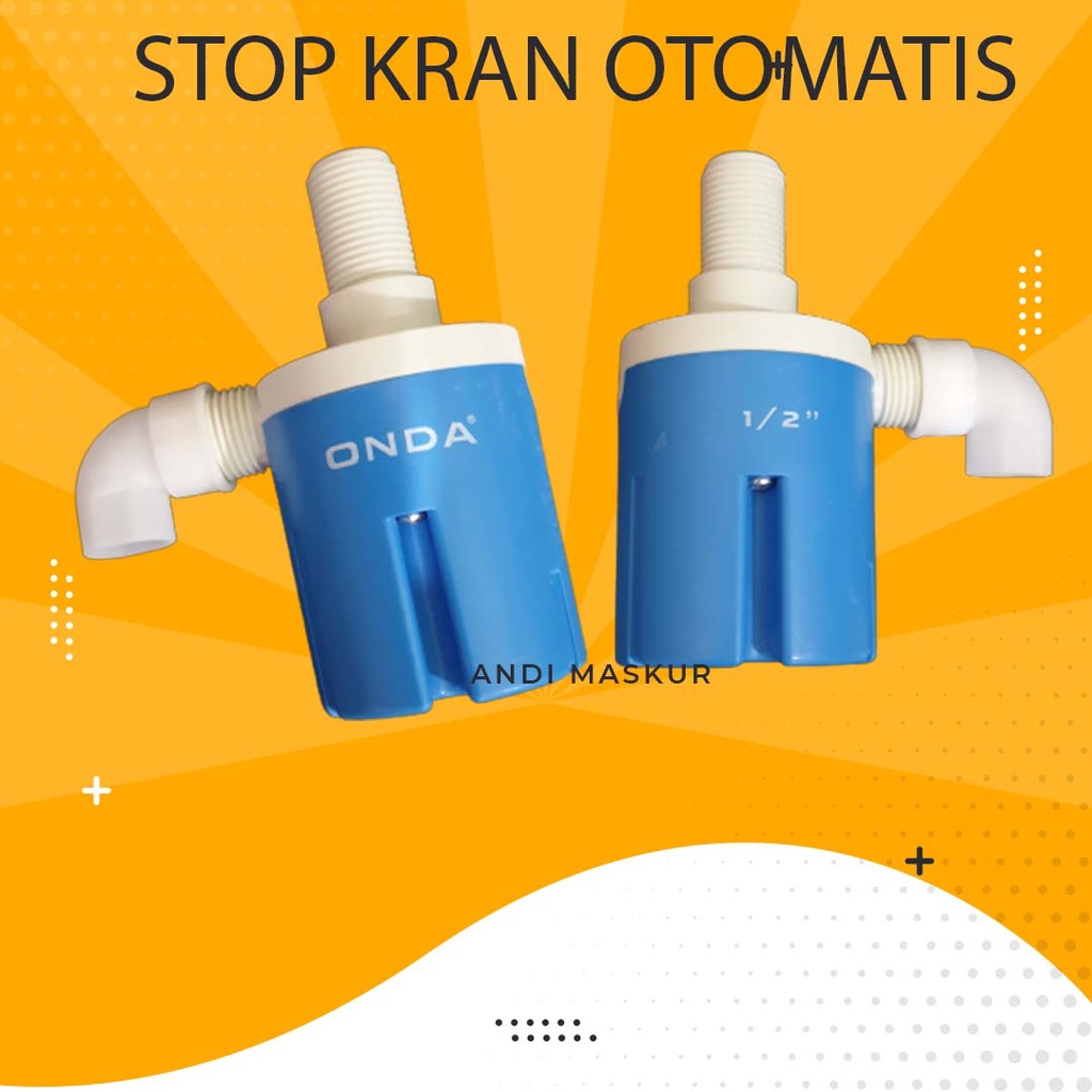 Jual ONDA Stop kran otomatis vertikal 1/2" ONDA | Shopee Indonesia