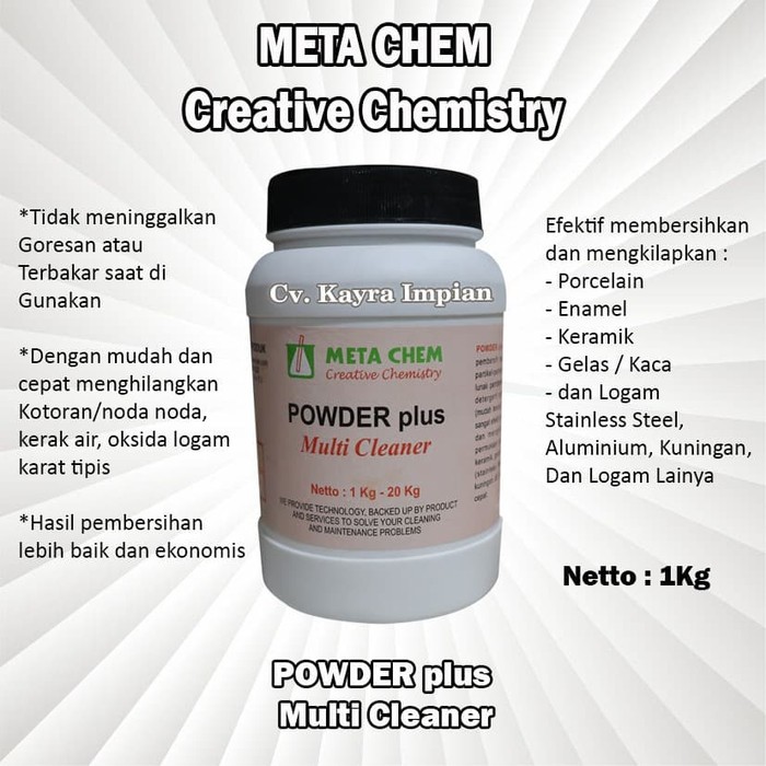 Jual METACHEM Bubuk Pembersih Multi Fungsi Asli Original Isi 1kg | Shopee Indonesia