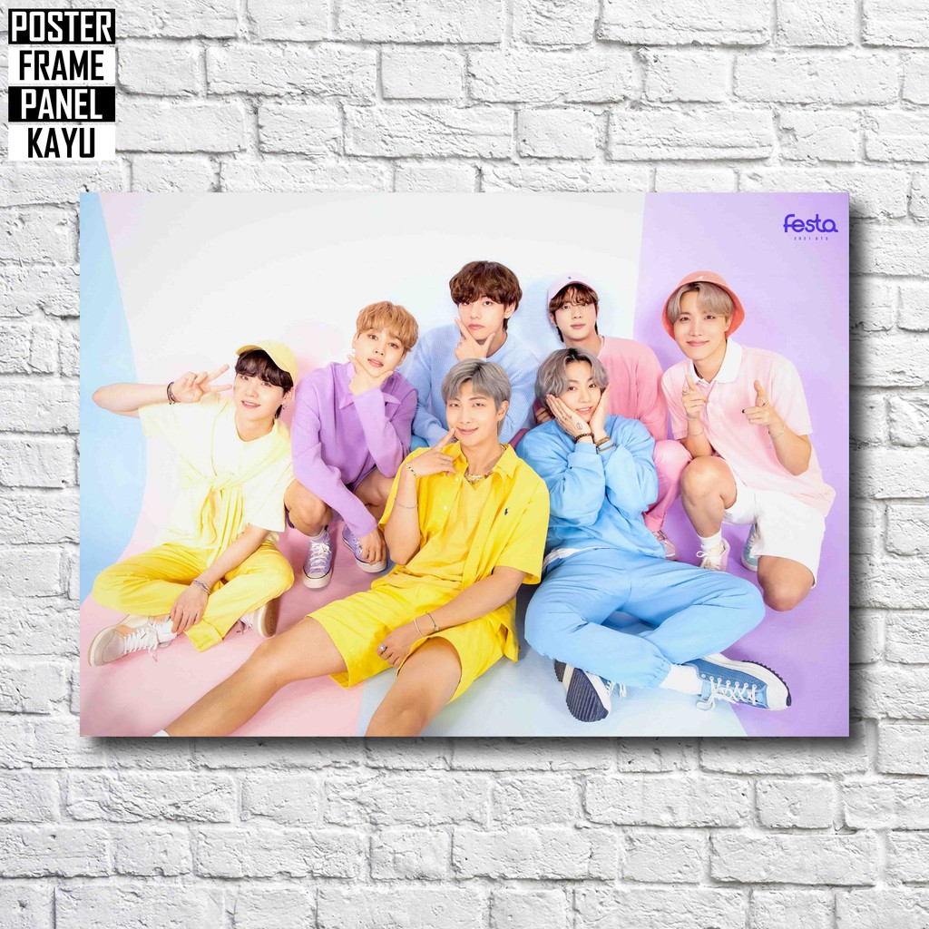 Jual Poster BTS Festa 2021 Frame Kayu Solid A4 BTS587 | Shopee Indonesia