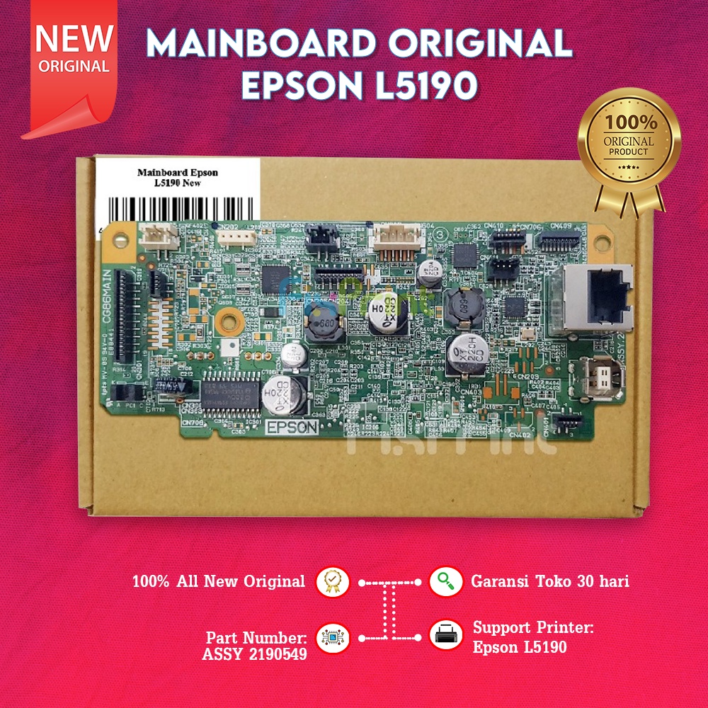 Jual Board Printer Epson L5190, Motherboard L5190, Mainboard L5190 New ...