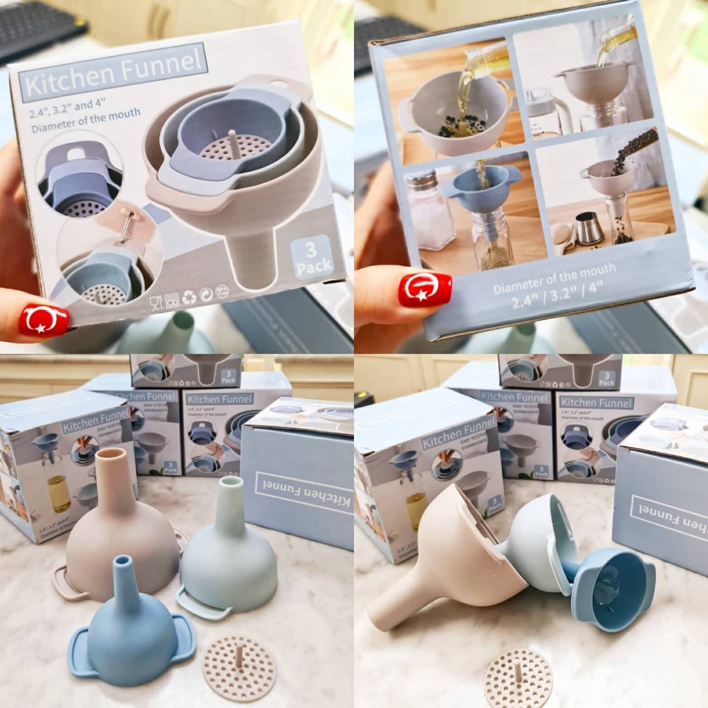 Jual FOUR IN ONE STRAINER SET (SARINGAN MINYAK SET) | Shopee Indonesia