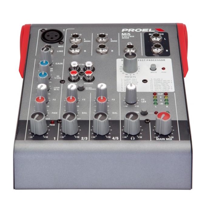 Jual Mixer Proel MI 5 original (1 Mono 2 stereo 24bit profex dsp ...
