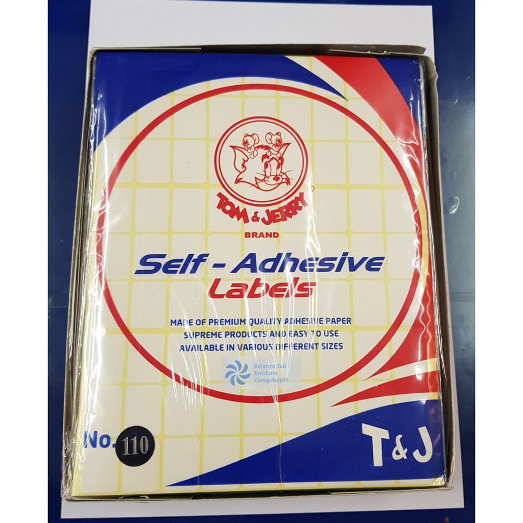 Jual Tom and Jerry No. 110 Tom&Jerry Label Paper | Shopee Indonesia