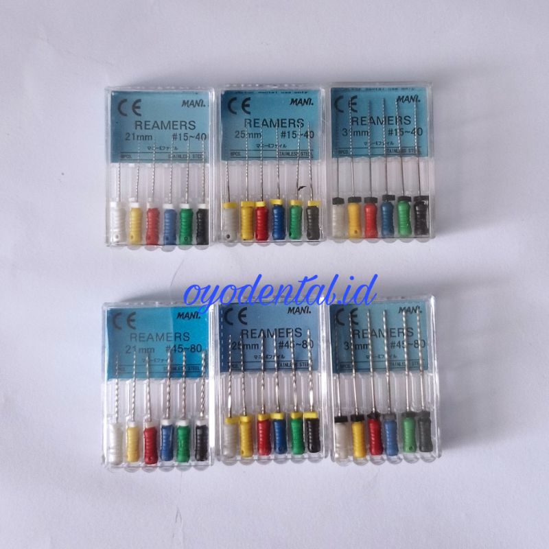 Jual Dental K reamer mani / K reamers 15-40 45-80 | Shopee Indonesia