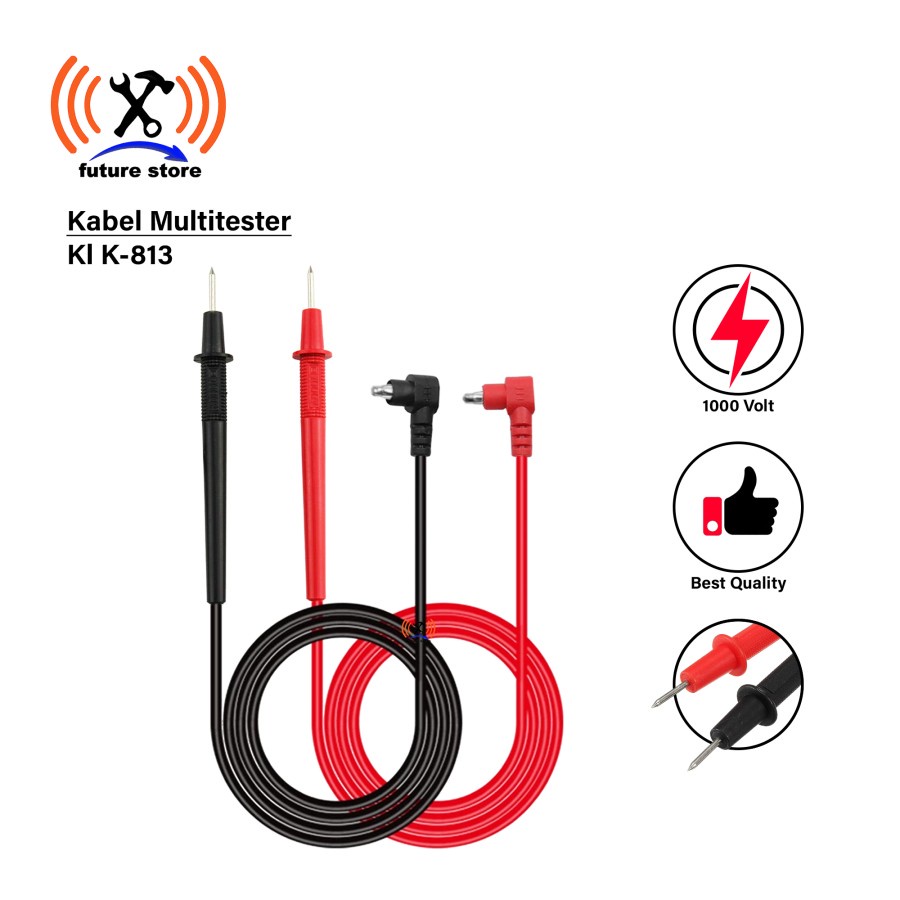 Jual Kl K-813 Kabel Multimeter Multitester 1000V Original | Shopee ...