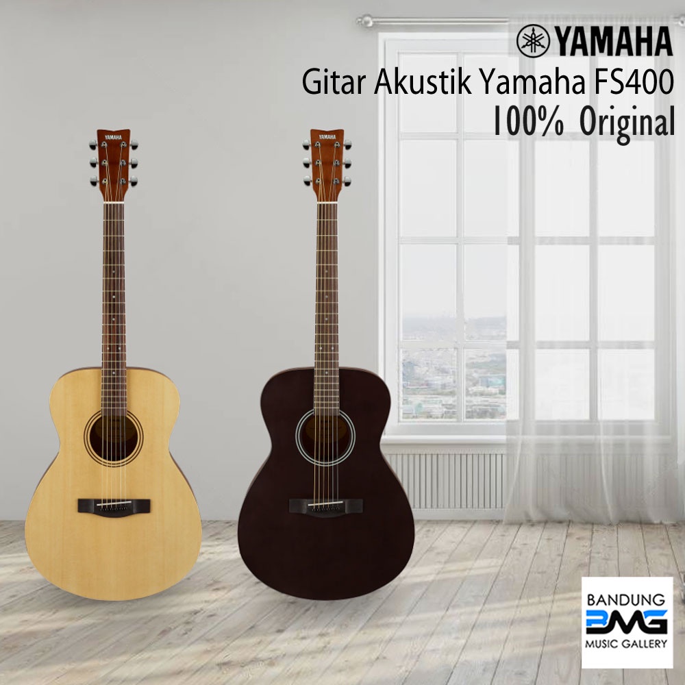 Jual Yamaha FS400 Gitar Akustik / FS 400 Acoustic Guitar Original | Shopee Indonesia