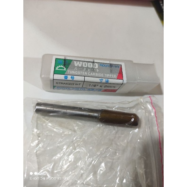 Jual Mata Profil Kayu Straight BIT 8 Mm WOOD / Mata Pisau Mesin Router ...