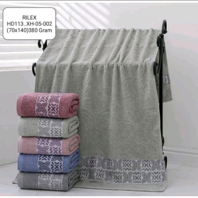 Jual Handuk Besar Rilex Ukuran 70 x 140 I Handuk Mandi Rilex | Shopee ...