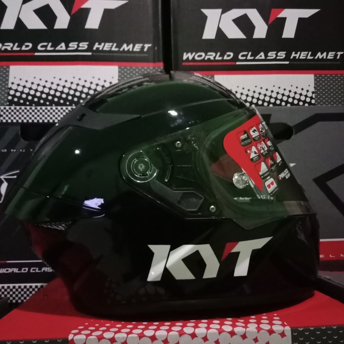 Jual KYT TT COURSE BLACK GLOSY repaint | Shopee Indonesia