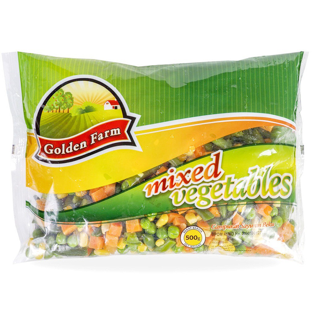 Jual Golden Farm Mix Vegetable 1kg | Golden Sayuran Beku | Shopee Indonesia
