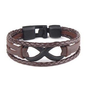 Jual Bracelet Kulit Infinity symbol Gelang Murah | Shopee Indonesia