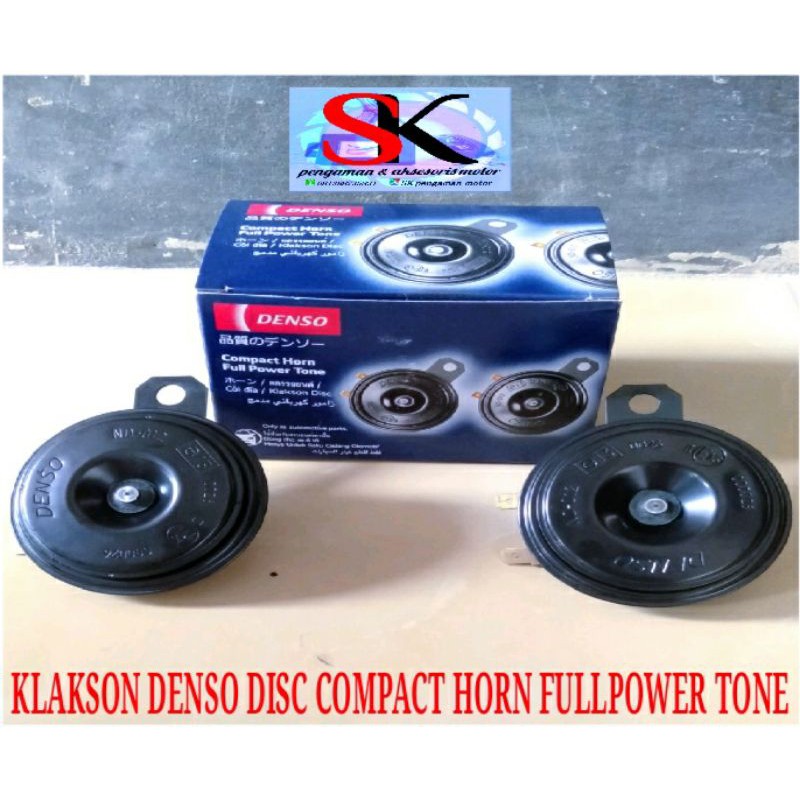Jual KLAKSON DENSO DISC COMPACT HORN FULL POWER TONE | Shopee Indonesia