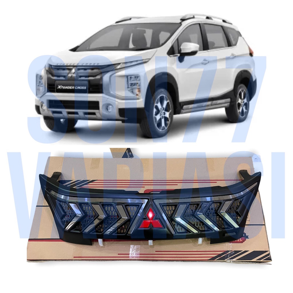 Jual Grill depan xpander cross 2020 2021 rockford style hitam list ...