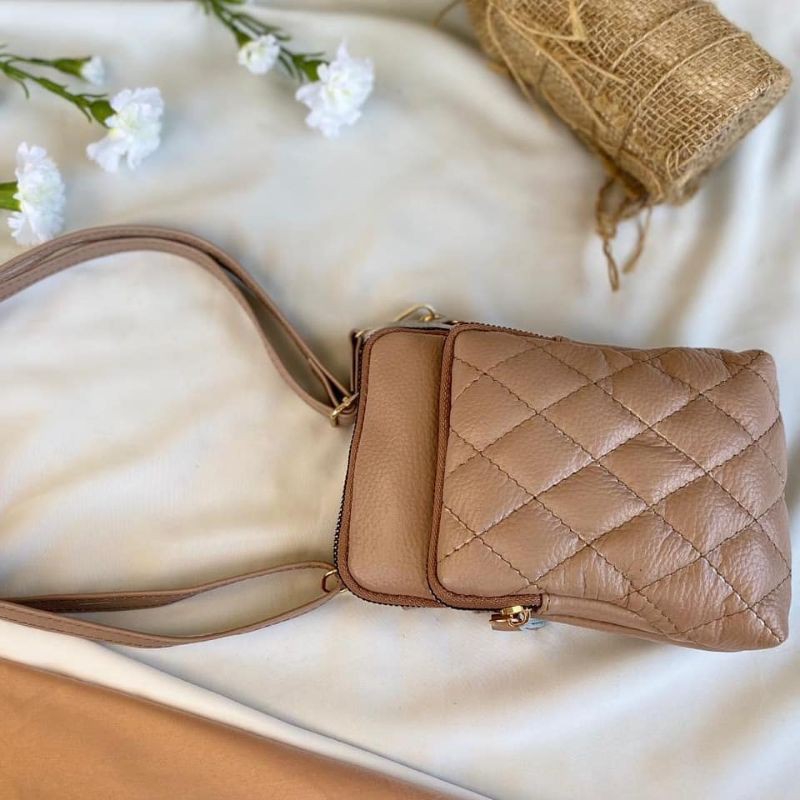 Jual Dompet HP kulit asli tas handphone selempang | Shopee Indonesia