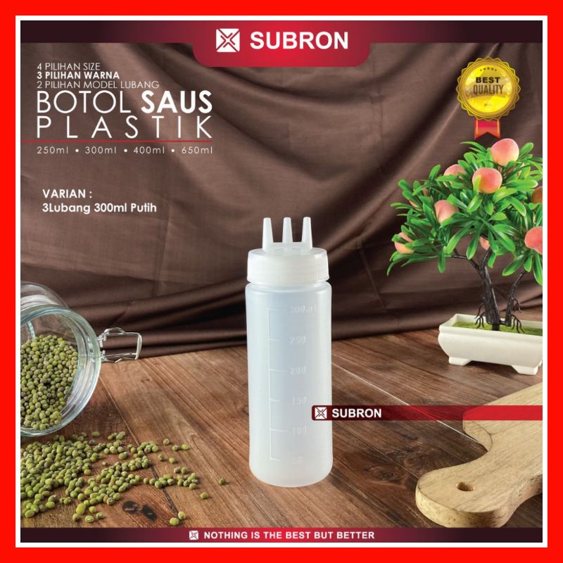 Jual Botol Saus 3 Lubang Tomat Kecap Sambal Mayonaise Wadah Bumbu ...