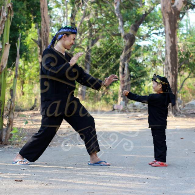 Jual Setelan Pangsi - Baju Adat Hitam - Baju Tradisional - Kemeja Hitam ...