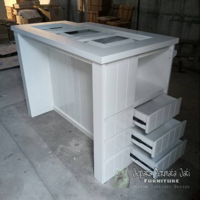 Jual Meja mini bar / buffet dapur duco minimalis klasik ( meja dapur ...