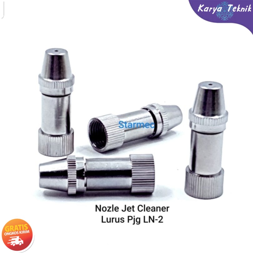 Jual KEPALA NOZLE NOSEL JET CLENER MESIN CUCI AC PANJANG LURUS | Shopee ...