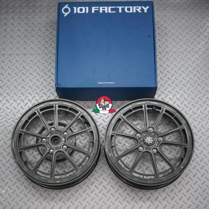 Jual Velg 1O1 Factory W.R.E Titanium Grey Vespa Sprint Primavera GTS S ...