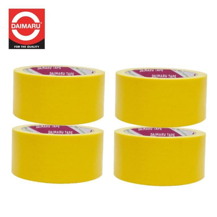 Jual LAKBAN KAIN MERAH LAKBAN KAIN KUNING DAIMARU 2 INCH / CLOTH TAPE ...