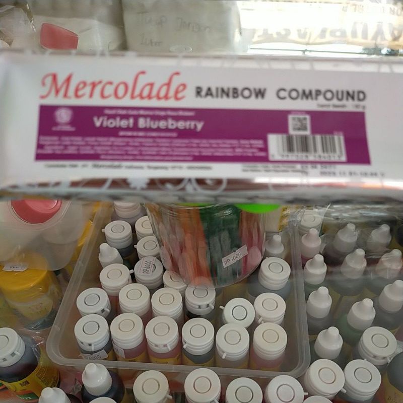 Jual MERCOLADE RAINBOW CHOCOLATE DIP GLAZE / GLAZE MERCOLADE / COKLAT ...
