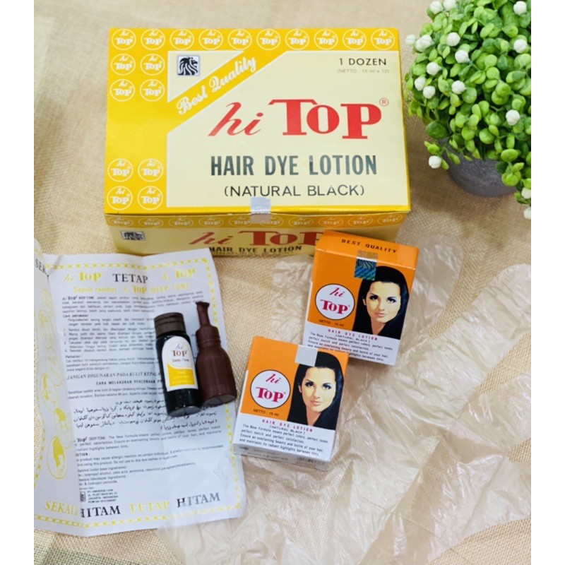 Jual HI TOP SEMIR RAMBUT 15ML HITOP SEMIR RAMBUT HITAM | Shopee Indonesia