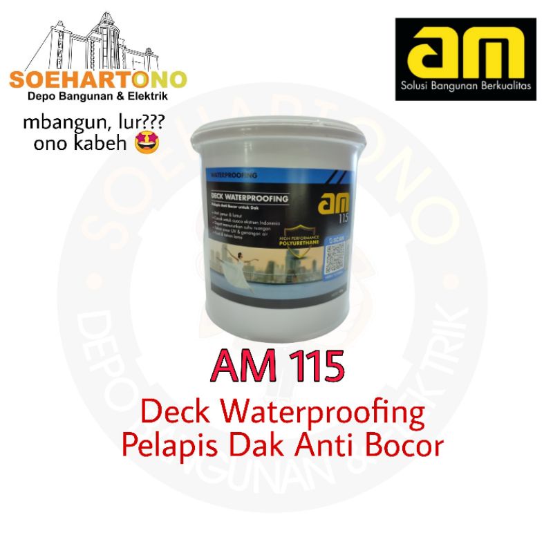 Jual AM 115 Deck Waterproofing Pelapis Dak Anti Bocor | Shopee Indonesia