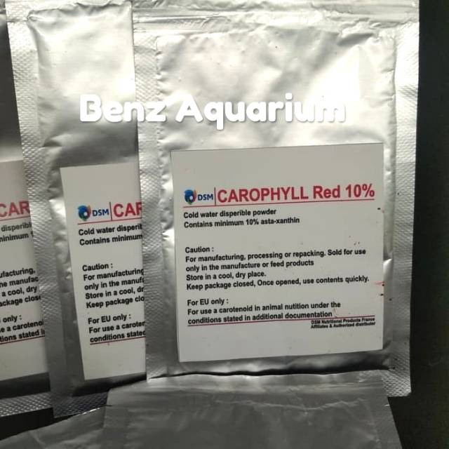 Jual Pewarna Ikan Hias Louhan, Koi, Discus Carophyll Red / Karopil ...