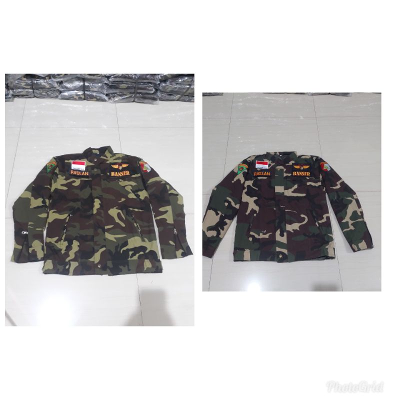 Jual JAKET JANGKIS BANSER DORENG NATO + NAMA & BENDERA | Shopee Indonesia