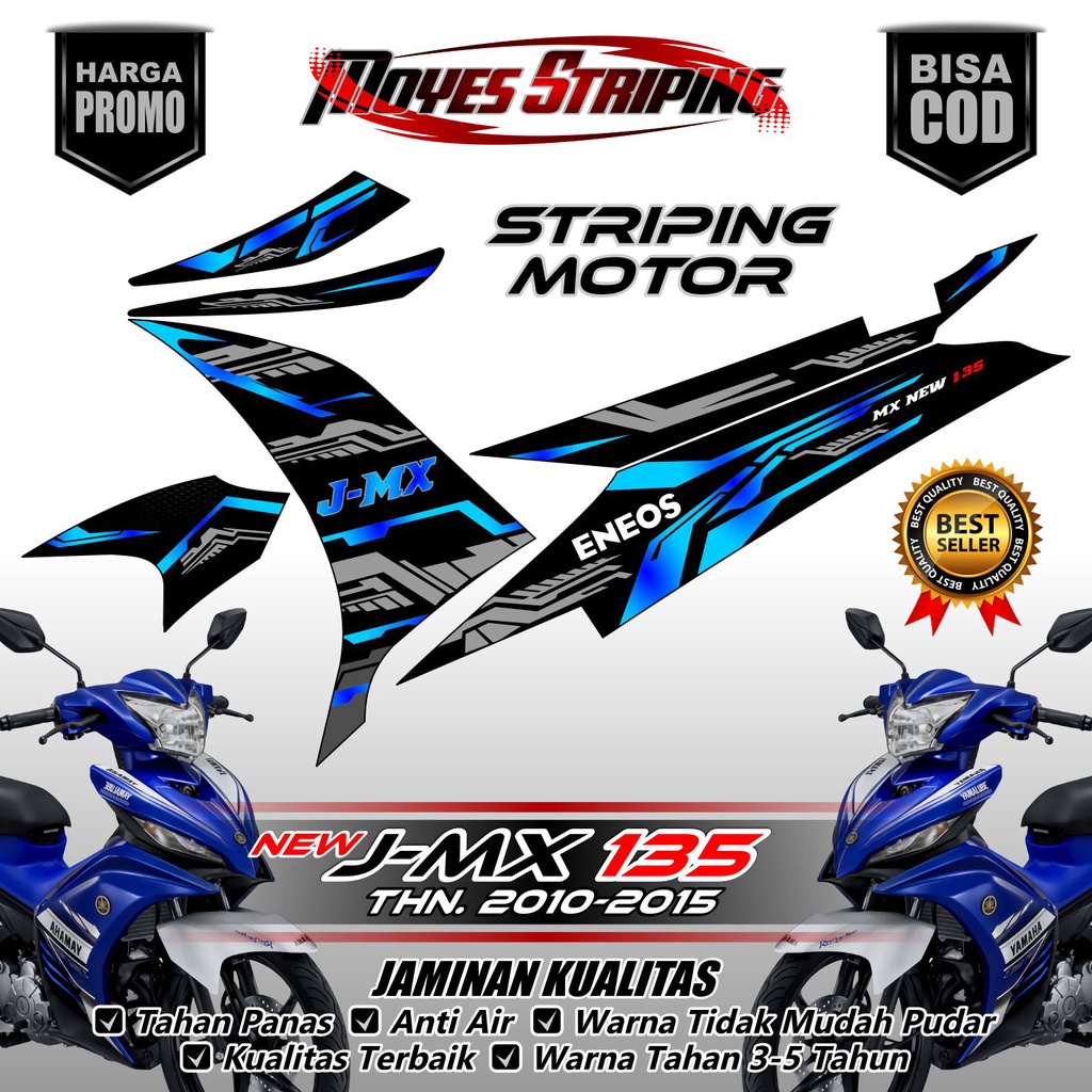 Jual decal Jupiter Mx New 135 // Stiker Jupiter Mx 135 // Striping Jupiter Mx New 135 | Shopee ...