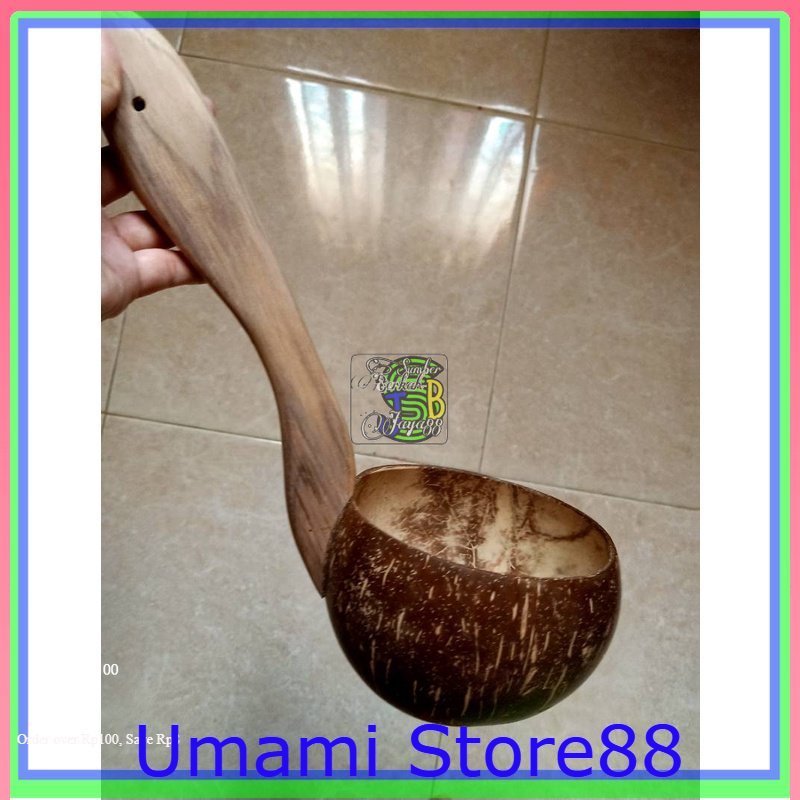 Jual Gayung Batok Gayung mandi Jebor Batok Kelapa unik Gayung Batok ...