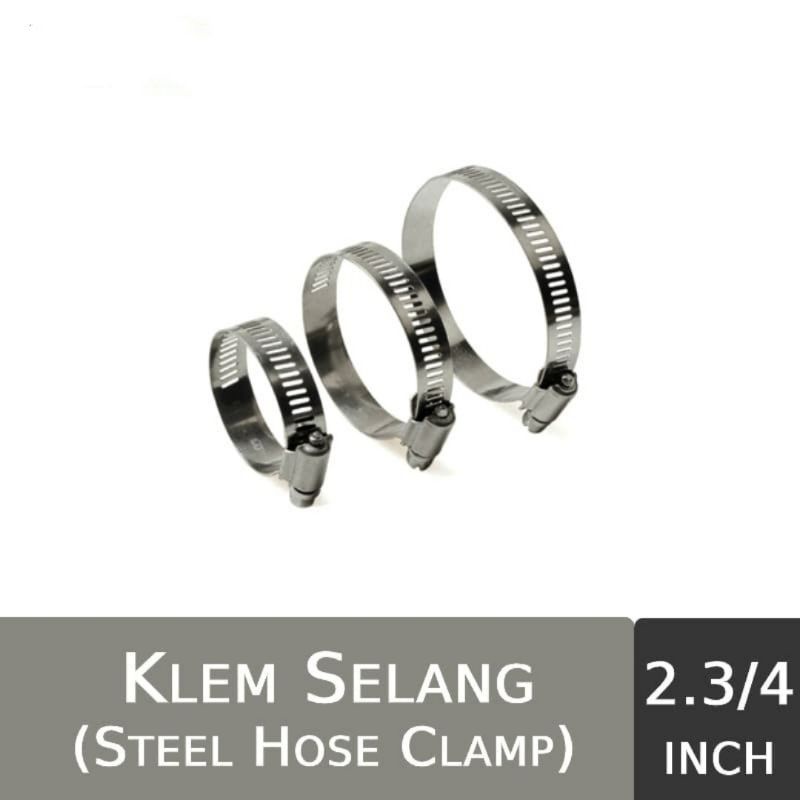 Jual Klem stainless steel 2,75 inch | Shopee Indonesia