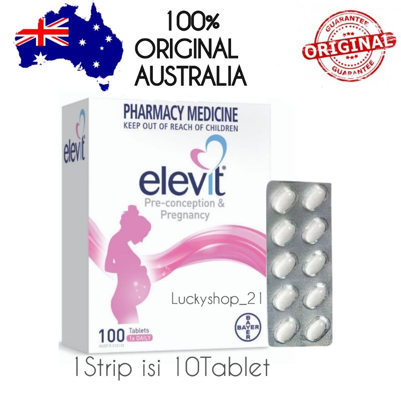 Jual Elevit 100tablet Elevit With Iodine 100tablet Vitamin Kehamilan Pregnancy Shopee Indonesia
