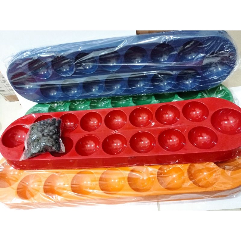 Jual 1set Mainan Dakon + Biji Dakon (set) free bubblewrap / Mainan ...