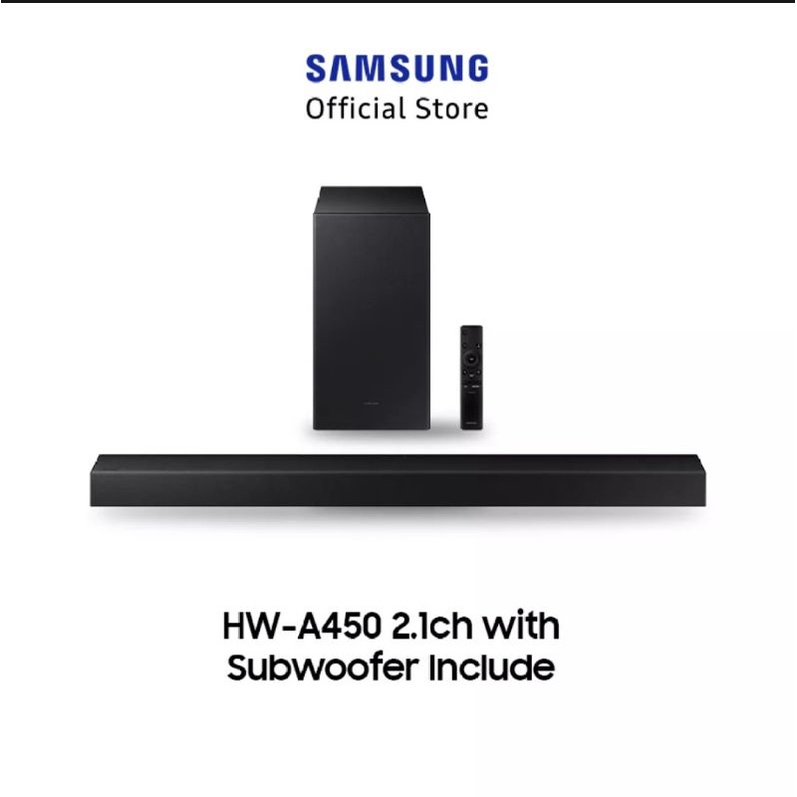 Jual Samsung Soundbar HW-A450 2.1ch with subwoofer | Shopee Indonesia