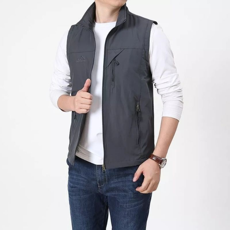 Jual Rompi Casual/Rompi Gaul/Rompi Masa kini/Rompi motor pria/Vest pria ...