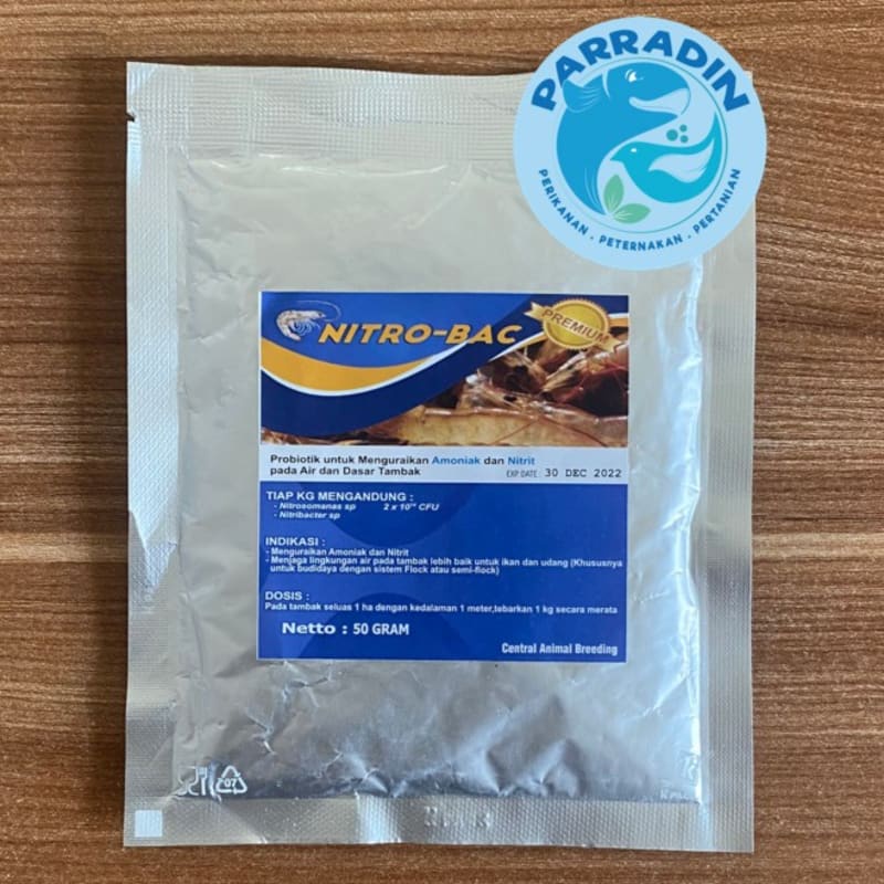 Jual Probiotik Bakteri Starter Nitro Bac Nitrobac Nitrobacter 50gr ...