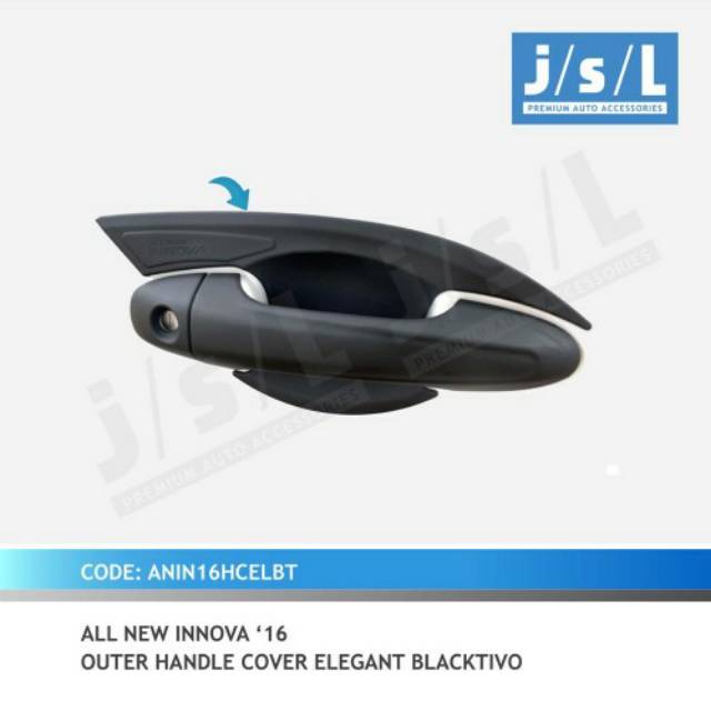 Jual INNOVA 16 REBORN Outer Handle Mangkok Pintu ELEGANT Hitam Blacktivo JSL | Shopee Indonesia