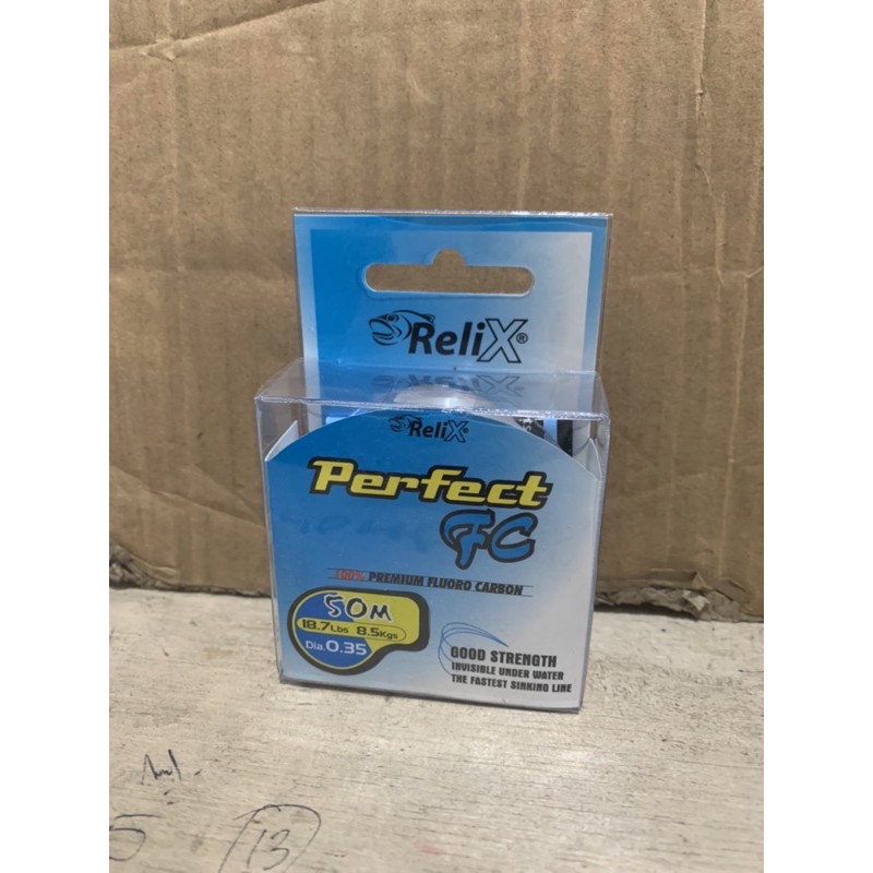 Jual Senar Pancing / benang Siluman Leader Relix Perfect FC | Shopee ...