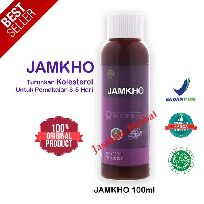 Jual Obat Herbal JAMKHO 100 ml Turunkan Kolesterol 100% ASLI & Alami ...
