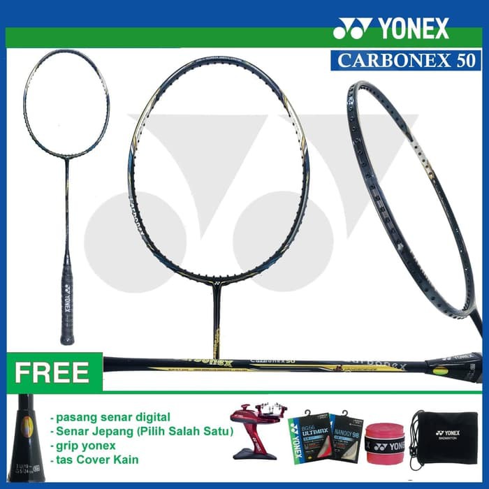 Jual YONEX CARBONEX 50 RAKET BADMINTON ORIGINAL JAPAN KODE BE | Shopee Indonesia