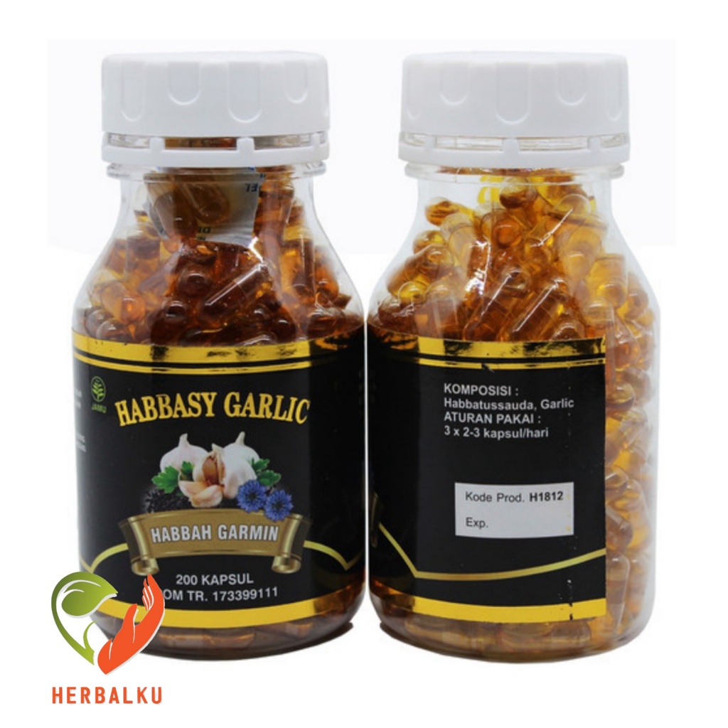 Jual Habbasyi Garlic Habbah Garmin 200 Kapsul Original | Habbatusauda Garlic Oil | Shopee Indonesia
