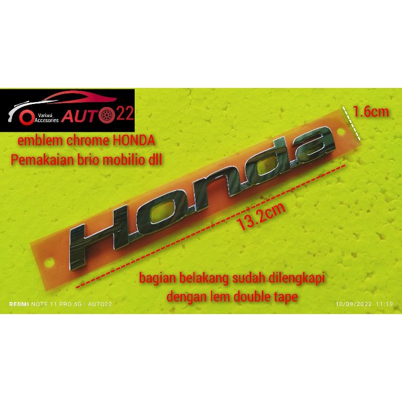 Jual emblem honda tulisan honda logo HONDA original | Shopee Indonesia