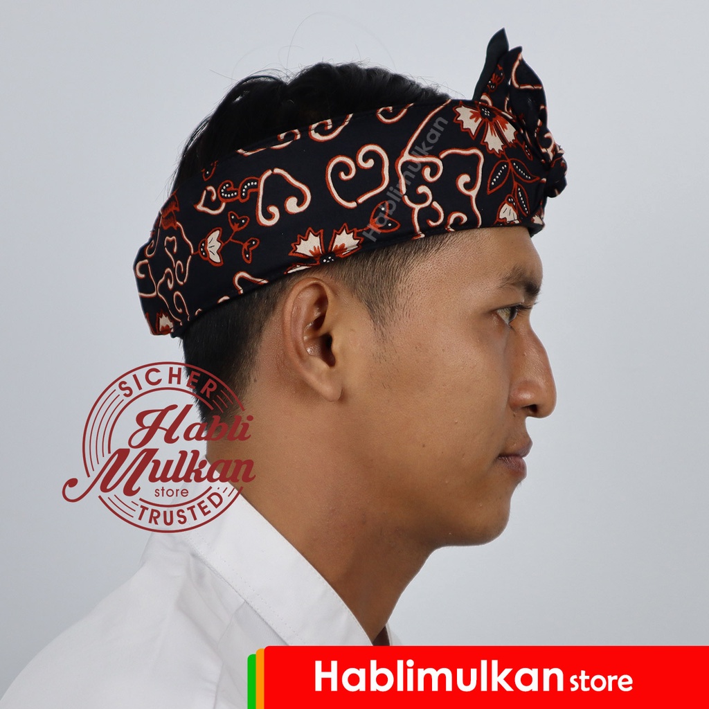 Jual Iket Kepala Praktis Tradisional Sunda Jawa Batik Wadasan Bukan ...