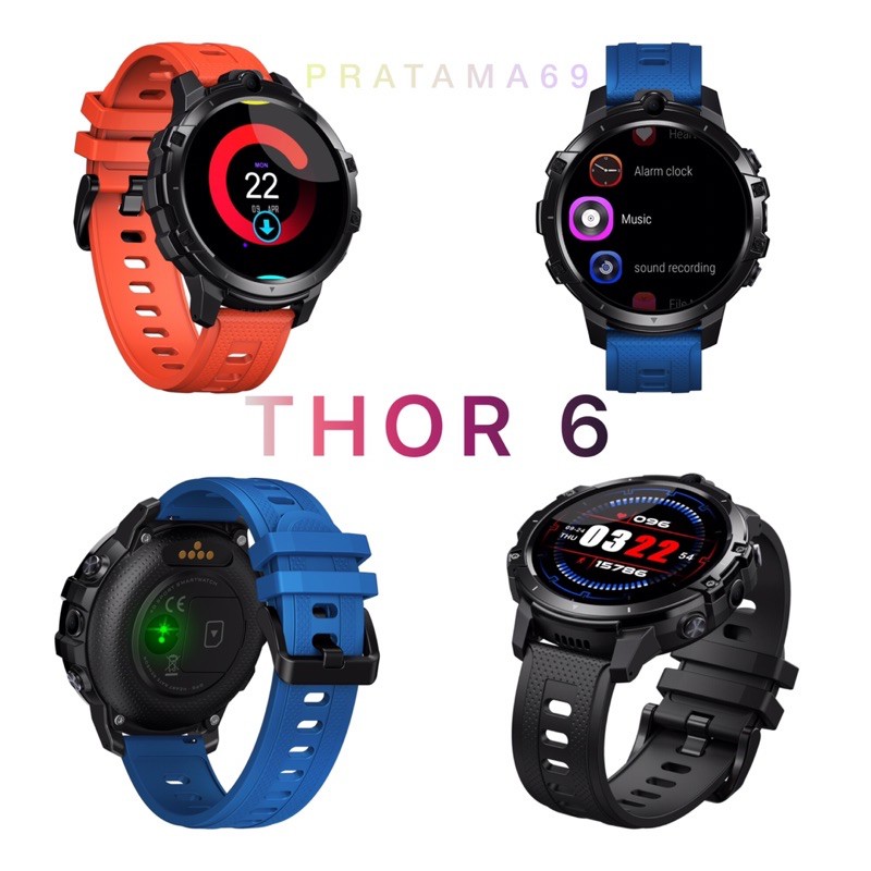 Jual World's First 4G Octa Core Smart Watch Android 10 OS Zeblaze THOR ...