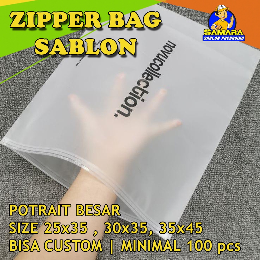 Jual Zipper Bag Sablon Potrait Besar | Shopee Indonesia